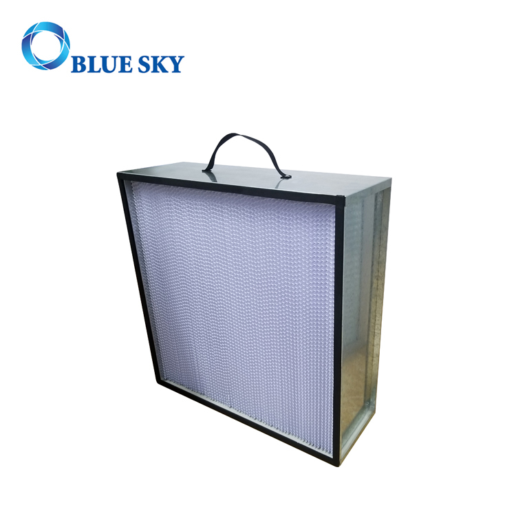 665*670*230mm Aluminium Frame Deep Pleat HVAC Box HEPA Filter from ...