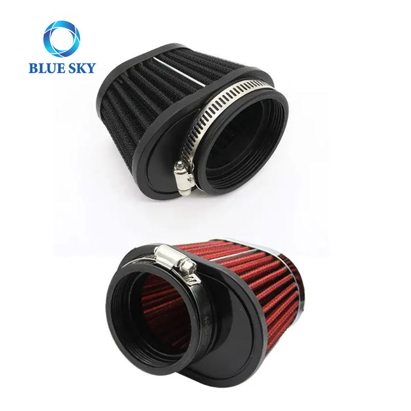 Motorcycle High Flow Air Filter Intake 48mm for Chopper Bobber ...