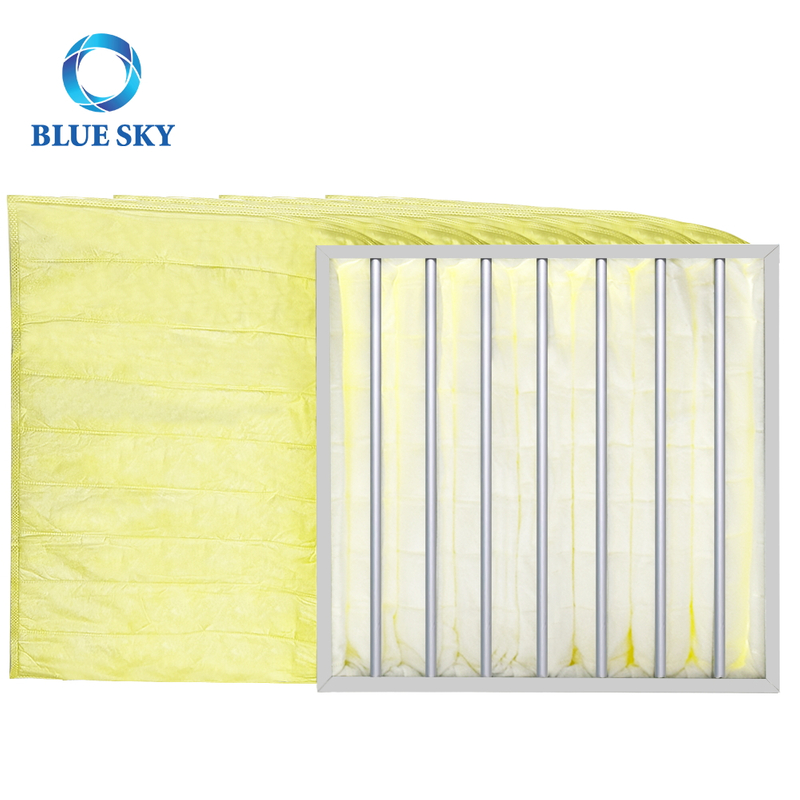 592*592*550mm HVAC Pocket Filter F5 F6 F7 F8 F9 from China manufacturer ...