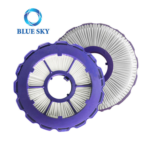 Round HEPA Post-Motor Filters with Cover Replacement for Dyson DC50 ...