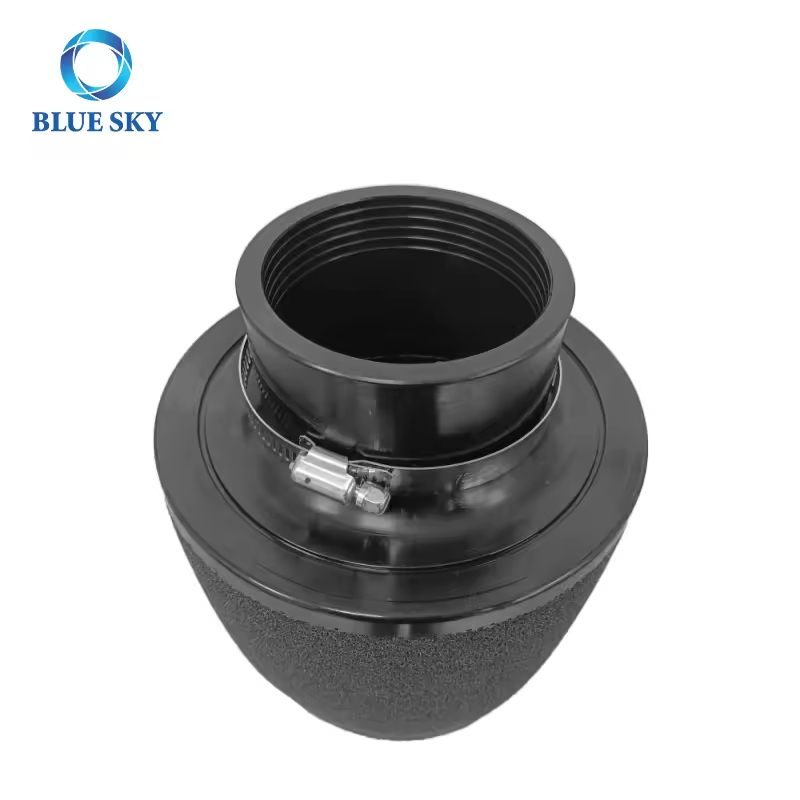 70mm 80mm 90mm Rubber Foam Intake Cone Air Filter with Clamps from ...